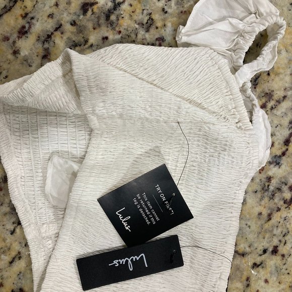 Lulus | Tops | Lulus White Crop Top | Poshmark